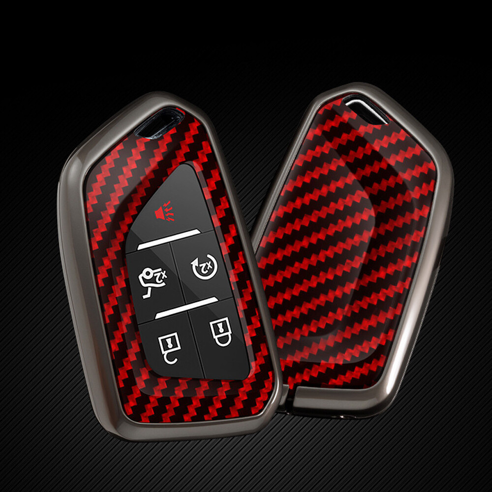 Zinc Alloy Remote Key Fob Cover Case For 2020-2025 Cadillac Escalade ...