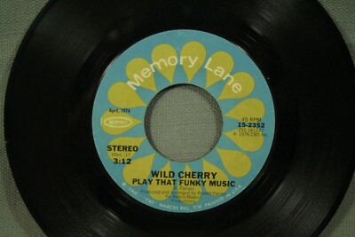 vtg 45 record Wild Cherry Hot to Trot Play That Funky Music Epic Memory ...