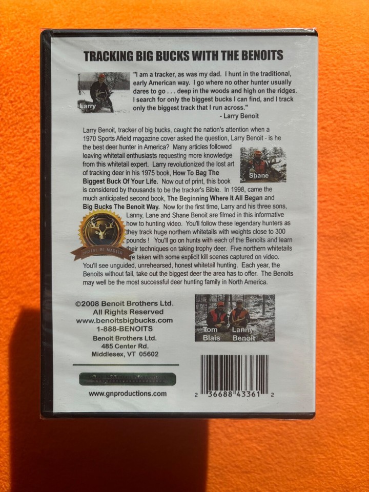 Tracking Big Bucks With The Benoits (Larry Benoit and family) | eBay