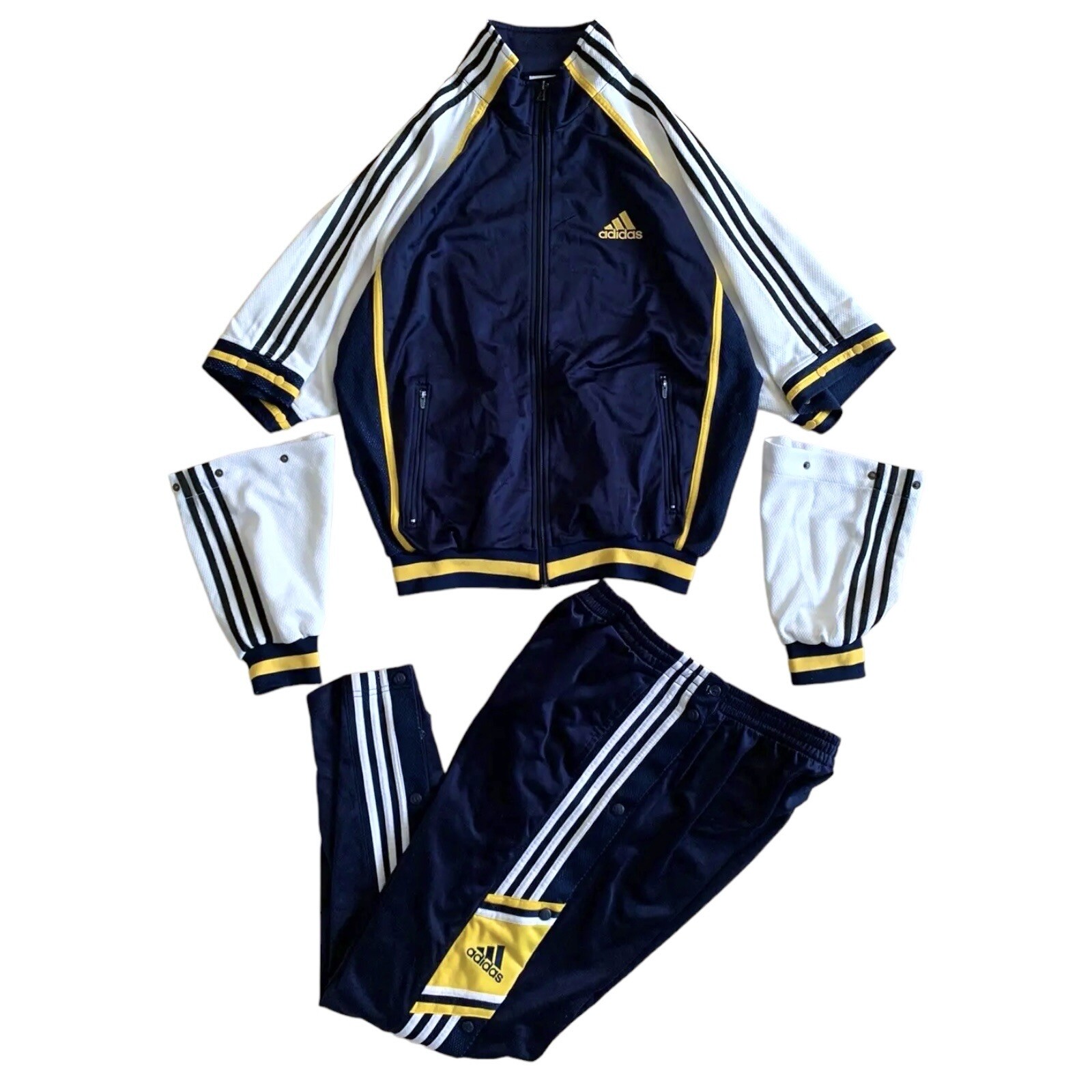 Vintage Adidas Tracksuit 90s Retro Jacket & Tear Away… - Gem