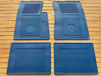 For Lincoln Town Car Signature Limited Floor Mats rubber blue Set of4 ...