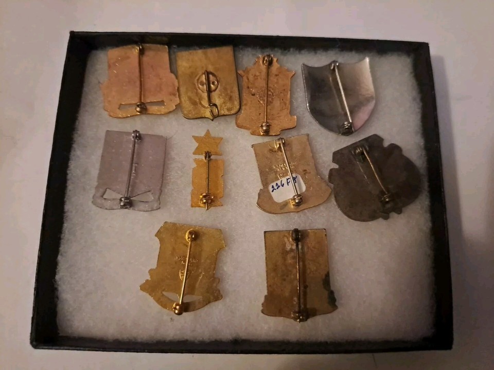 10 US MILITARY DI-DUI-PIN-PB-VARIOUS MAKERS (Lot 4) | eBay