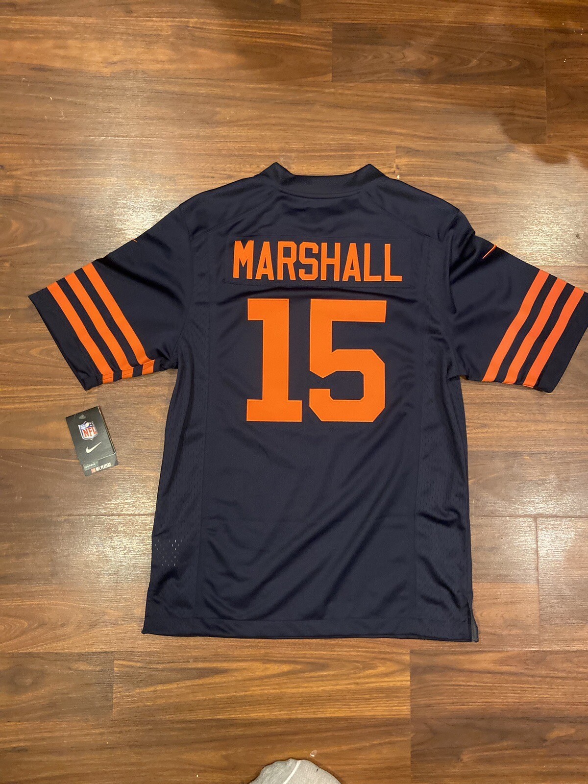 Brandon Marshall Jersey Chicago Bears Nike NFL Throwback SEWN Football ...