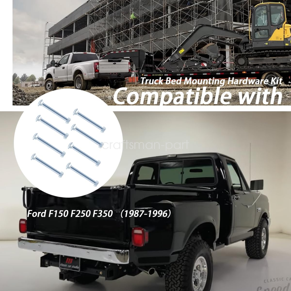 For 1987-1996 FORD F150 F250 F350 TRUCK BED TO FRAME BOLT KIT New | eBay