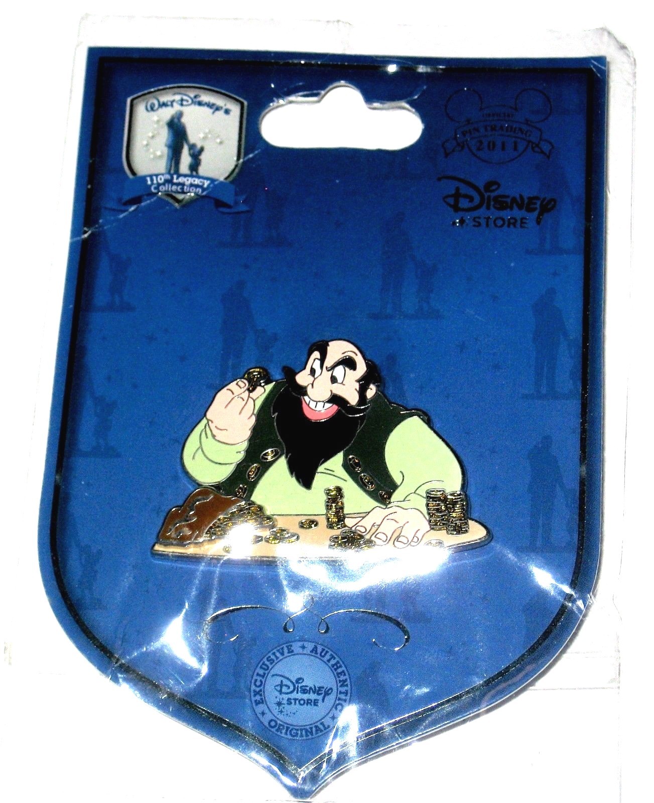 Villain Stromboli Pinocchio LE110 LE Disney Pin JDS 110th Legacy Gold ...