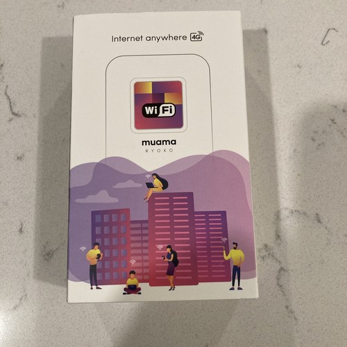 Muama Ryoko 4G LTE Mobile Portable Wireless WiFi Router White Open Box ...