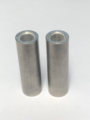 2 Aluminum Bolt Spacers - 5/8 OD X 3/8 ID X 1 3/4 " long made in the ...
