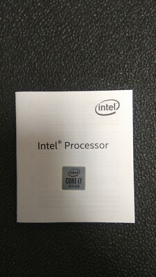 Genuine Intel 10th Generation Core i7 Badges Sticker. 1.8cm X 1.8cm | eBay