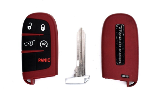 OEM Jeep Grand Cherokee Trackhawk Red Remote Smart key Fob M3N-40821302 ...