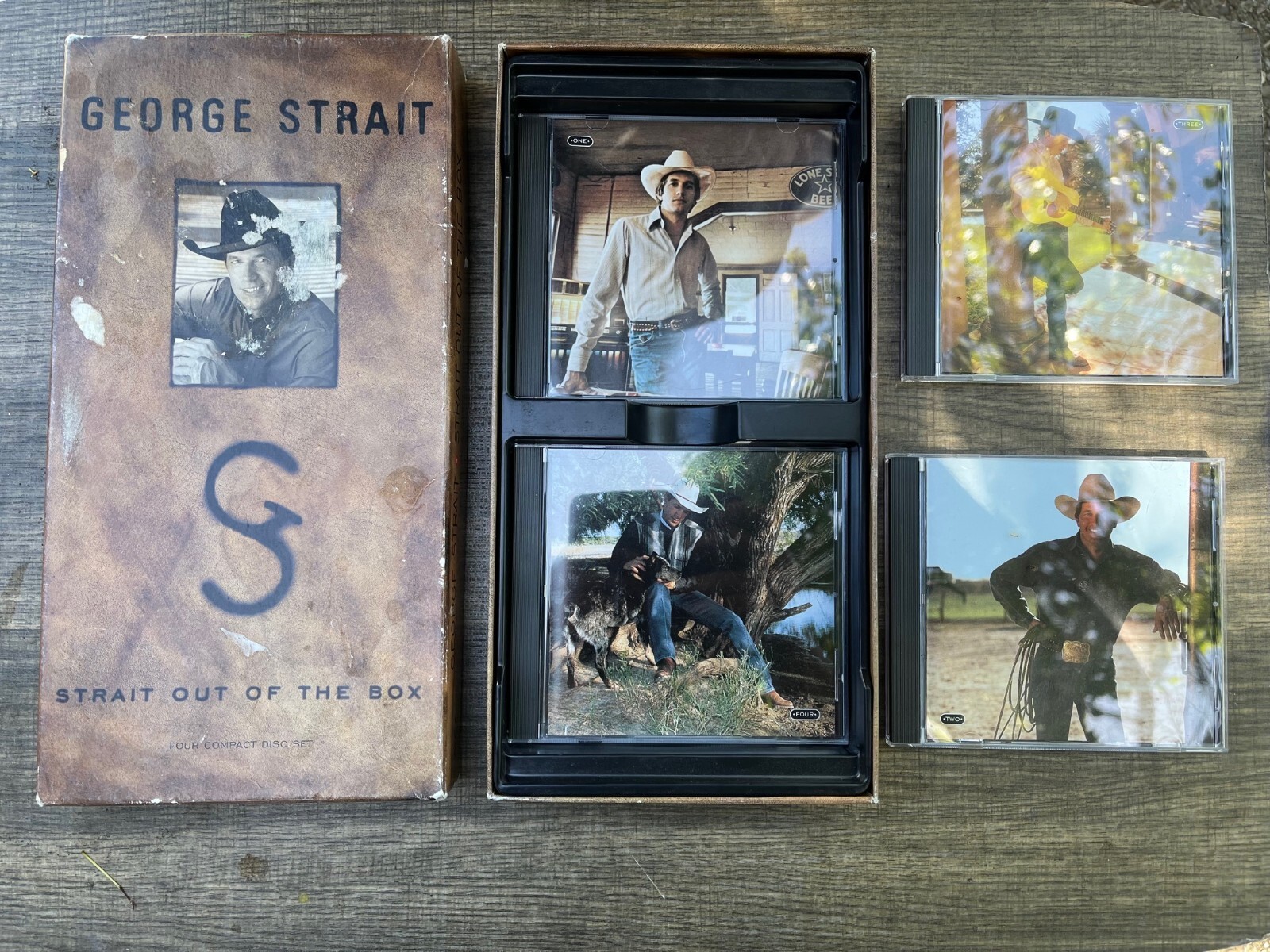 GEORGE STRAIT BOX SET cd country music hits best of the out western ...