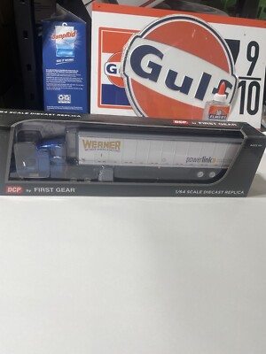 DCP by First Gear 1/64 Werner Power Link Freightliner Tractor/Trailer ...