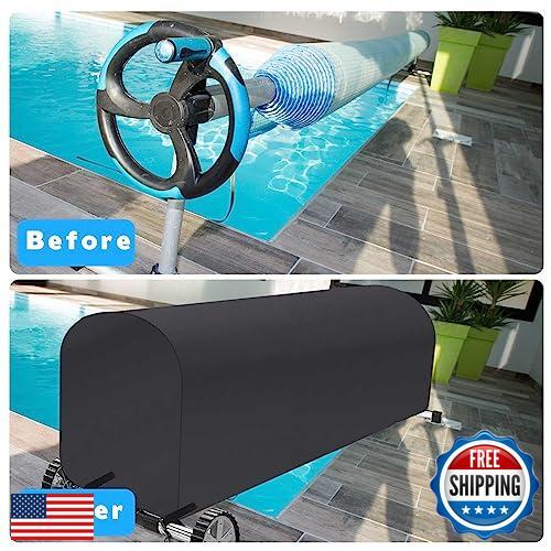 Woanger Heavy Duty Pool Solar Reel Cover Waterproof UV Resistant ...