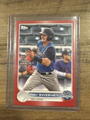 2022 Topps Pro Debut Trey Sweeney #PD-187 Red /10 (RC) | eBay