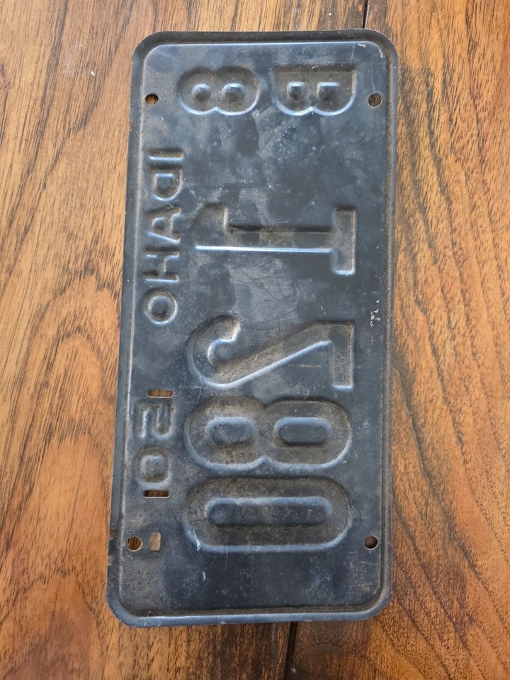 1950 IDAHO license plate 8B ORIGINAL vintage antique car tag | eBay
