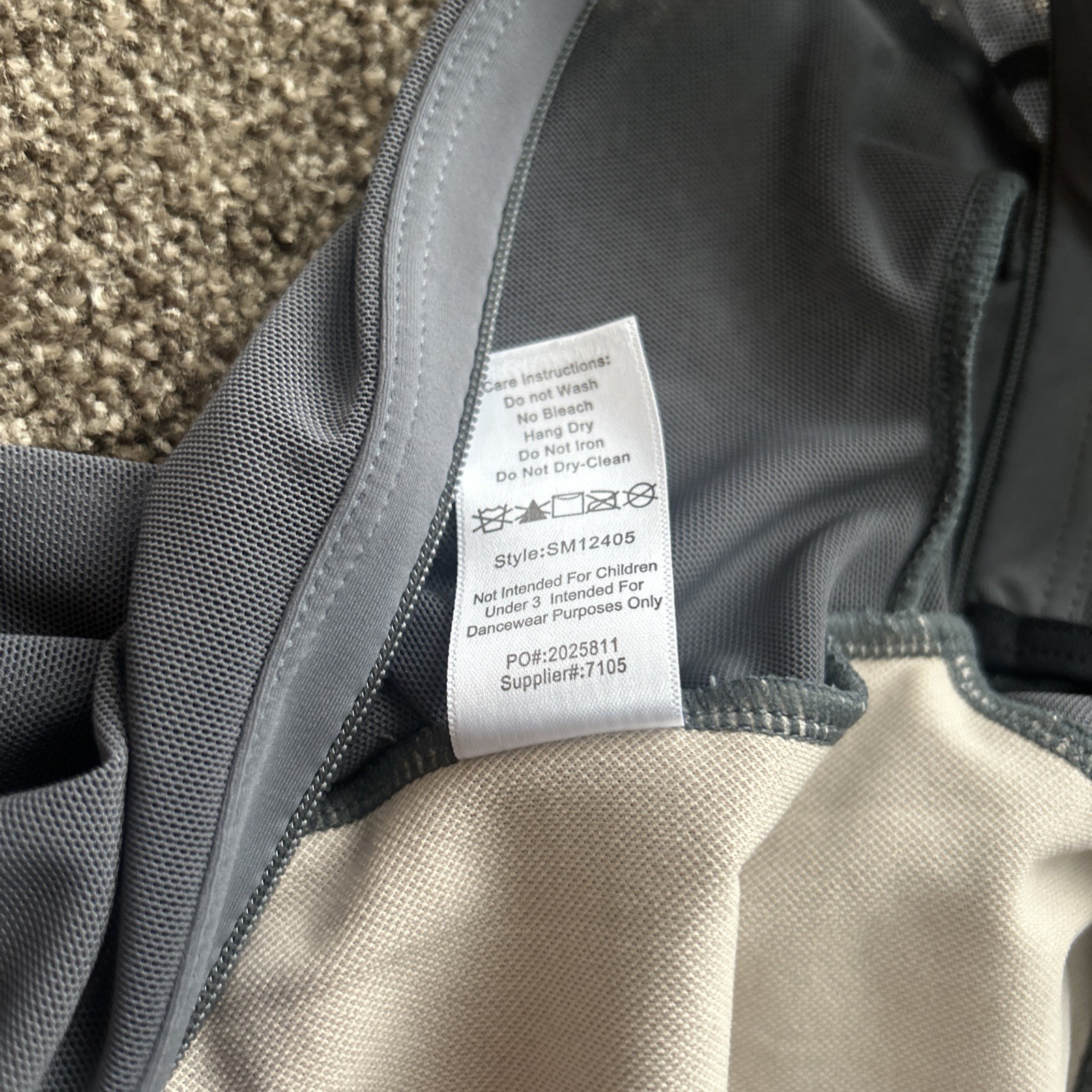 Weissman Girls Dance Costume / Leotard - Lyrical Acro Modern - Black ...