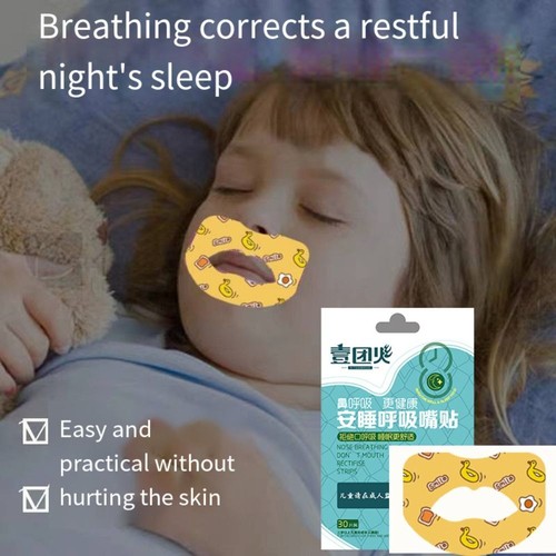 Snoring Mouth Tape Shut Up Stickers Mouth Breathing Patch Close Lip ...
