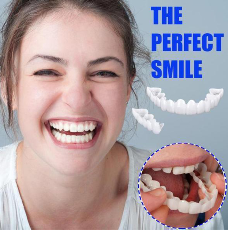 Smile Whitening Teeth Snap Cap On Instant Comfortable Flex Perfect ...