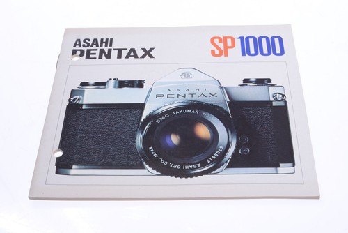 ASAHI PENTAX SP 1000 CAMERA ORIGINAL INSTRUCTIONS MANUAL DUTCH 140 | eBay