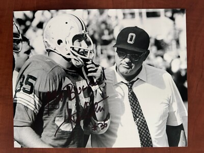 Jim Otis Signed OHIO STATE BUCKEYES 8x10 Photo w/ Woody Hayes | eBay