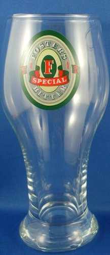 FOSTER'S SPECIAL BITTER Aussie Beer Glass VG Man Cave Bar Breweriana ...