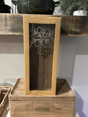 Magnolia Hearth & Hand Beaded Snowflake Tree Topper Star NEW IN BOX | eBay