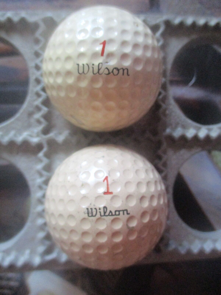 vtg lot - SAM SNEAD CLASSIC - Signature golf balls - 1 small & 1 large ...