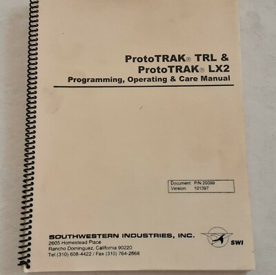 Milling Machines - Prototrak