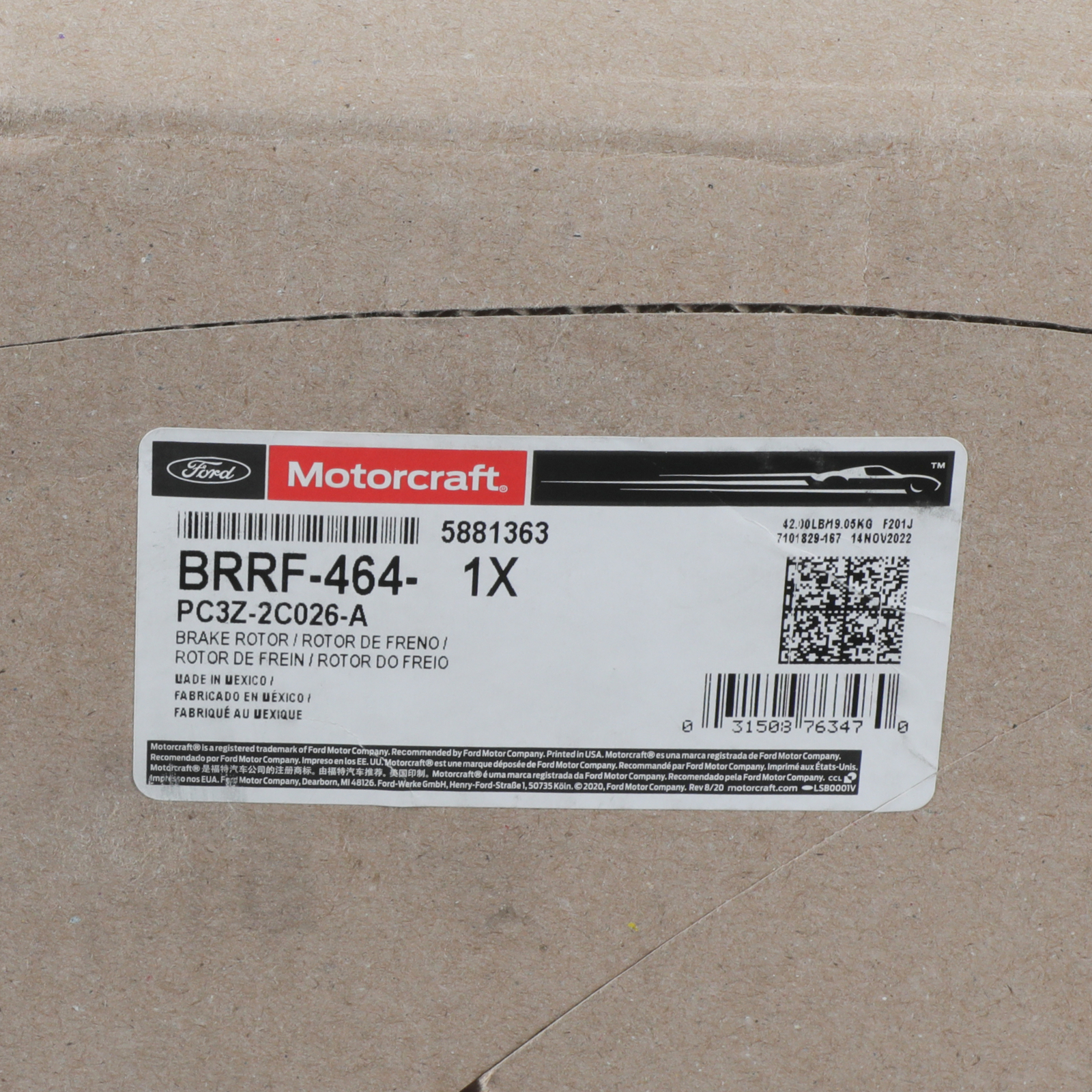 Genuine Ford Disc Brake Rotor Pc3z-2c026-a for sale online | eBay