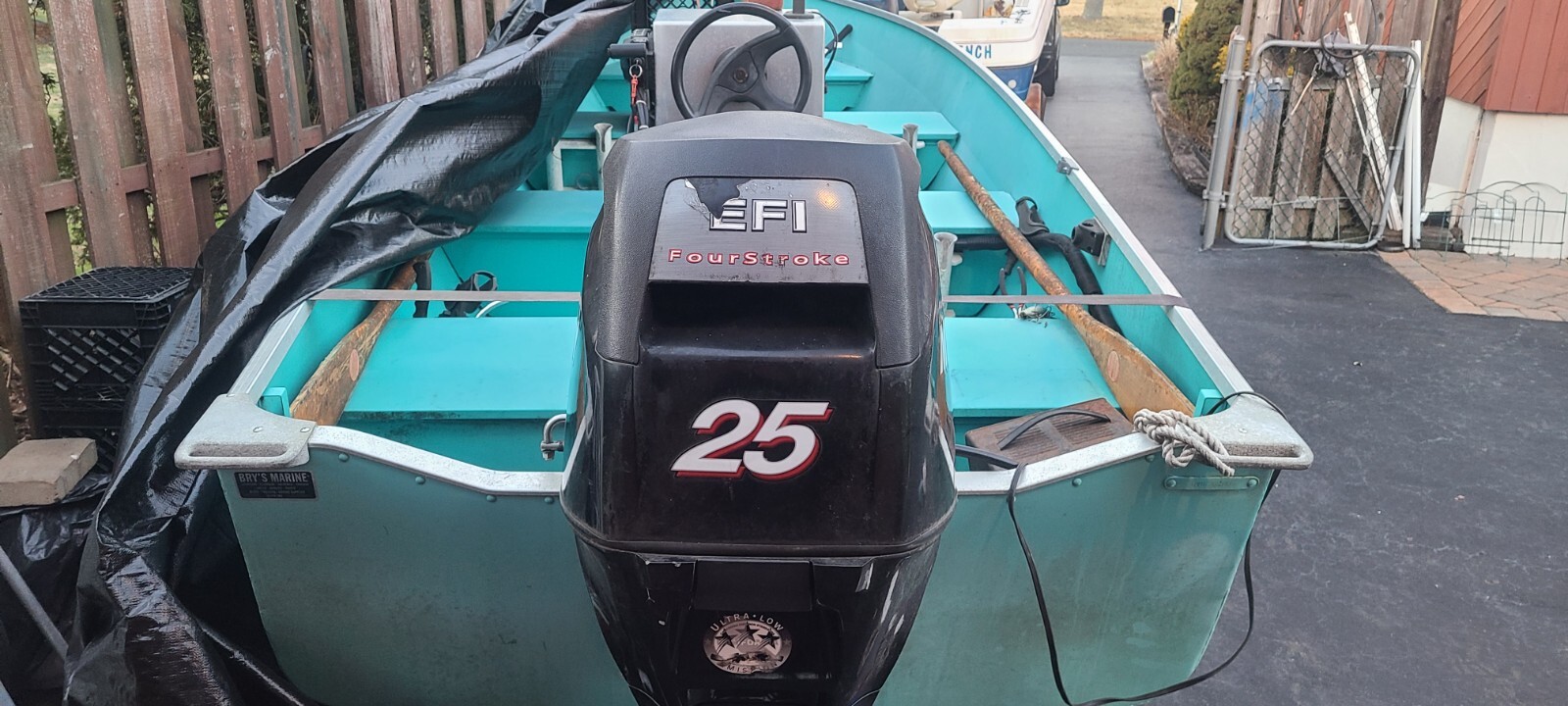 14 FT DuraNautic Aluminum Boat/25 HP - Price Drop !!! 732-299-6240 | eBay