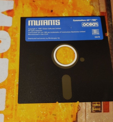 Mutants (Ocean 1987) Commodore C 64 (Diskette) works 8-bit classic ...