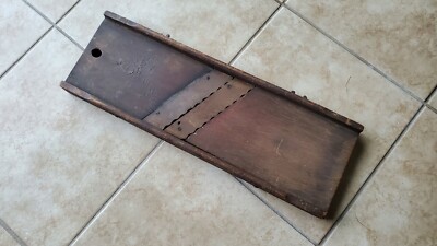 Vintage Primitive Mandoline Wooden Cabbage Slicer Kraut Cutter Board ...