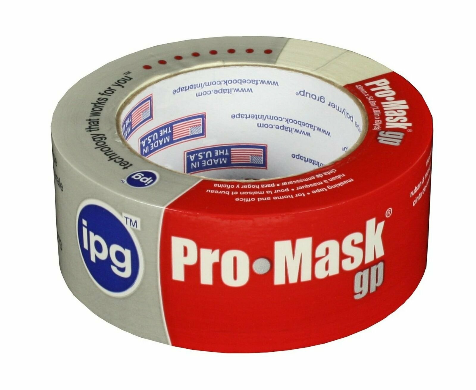 IPG Pg500 1.88 In. X 60 Yd. General-purpose Masking Tape 5103 for sale ...