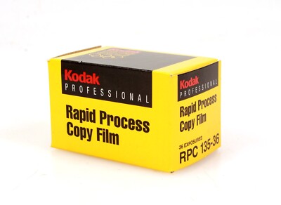 Kodak Rapid Process Copy Film RPC 135-36 (36 Exposures) | eBay