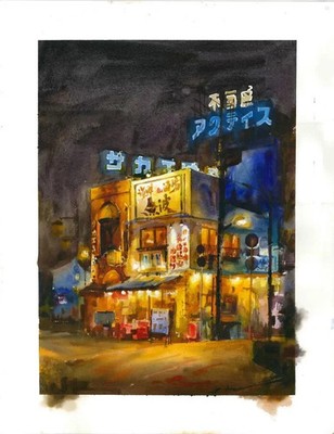 Devon Rodriguez - JAPAN - WATERCOLOR PRINT - YORU NO HIKARI (LIMITED ...