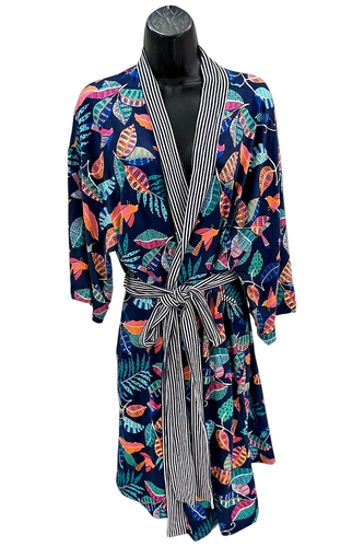 Comfort Code By Cuddl Duds Women's Classic Twin Robe Navy | eBay