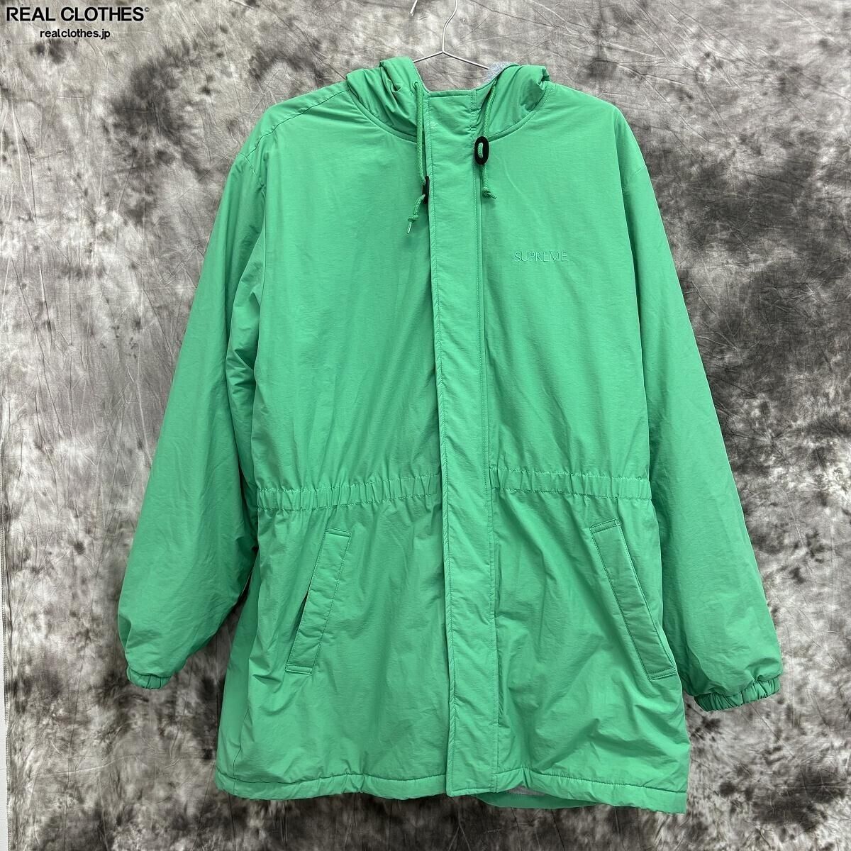Supreme 21SS Polartec Lined Sideline Parka Fleece Green Size Supreme 21SS Polartec Lined Sideline Parka Fleece Green Size