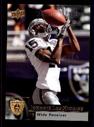 2009 Upper Deck #138 Johnnie Lee Higgins Raiders 8 - NM/MT | eBay