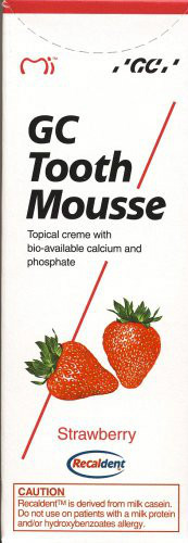 GC Tooth Mousse 1x 40g (35ml.) Recaldent -Erdbeere-