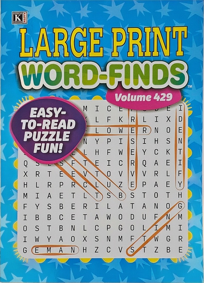 Kappa Large Print Word-Finds Puzzle Books Vol.405-430, 80 Puzzles Each ...