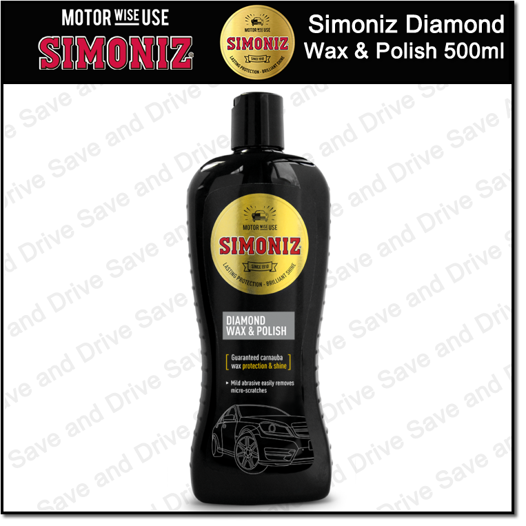 Simoniz Diamond Wax & Polish +Natural Carnauba Removes Micro Scratches ...