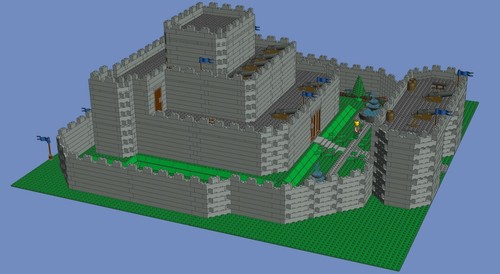 LEGO Old School RuneScape Style Lumbridge Castle Custom Instruction ...