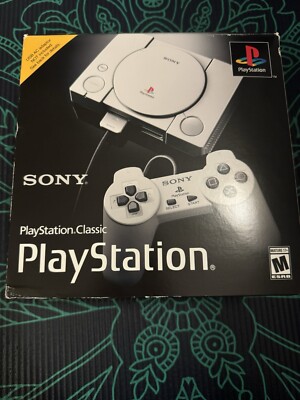 Sony PlayStation One PS1 Classic Mini Gray Console SCPH-1000R - No AC ...