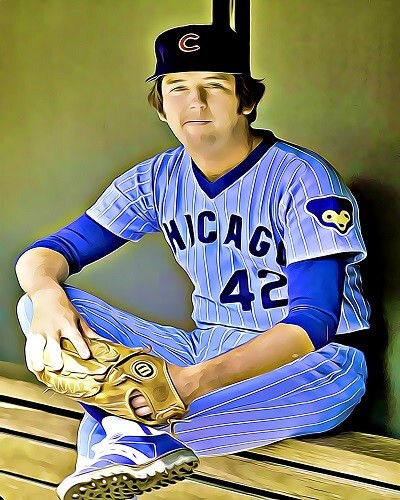 Bruce Sutter DiamondArt 8x10 art photo Chicago Cubs RIP Cardinals | eBay