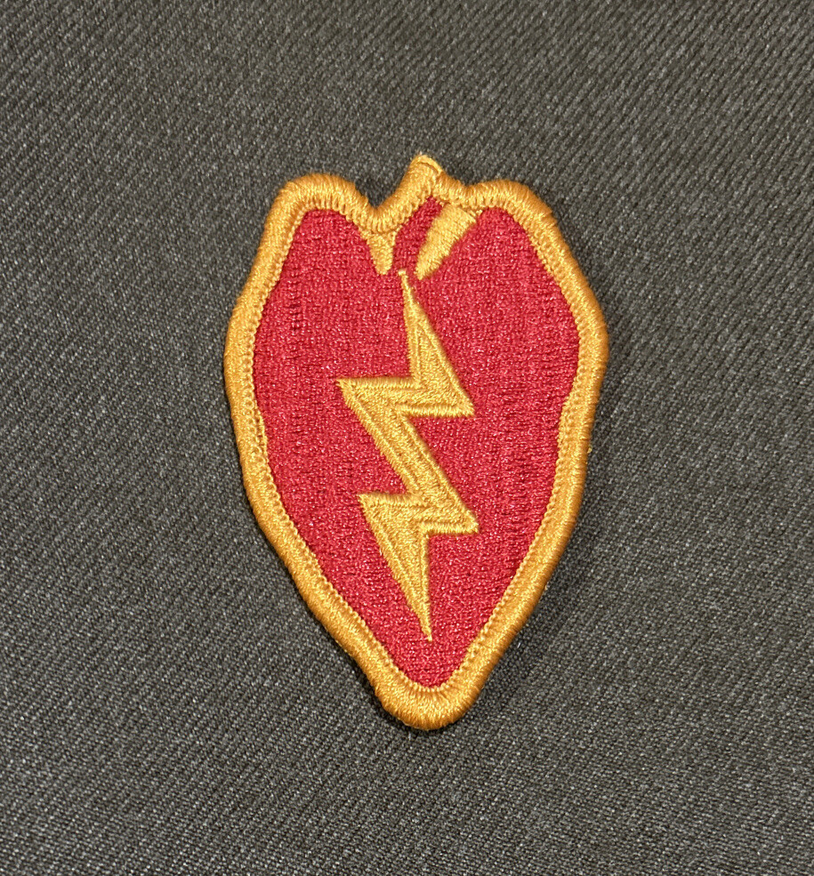 US Army 25th Infantry Division Patch Sew-On Full-Color SSI Dress | eBay