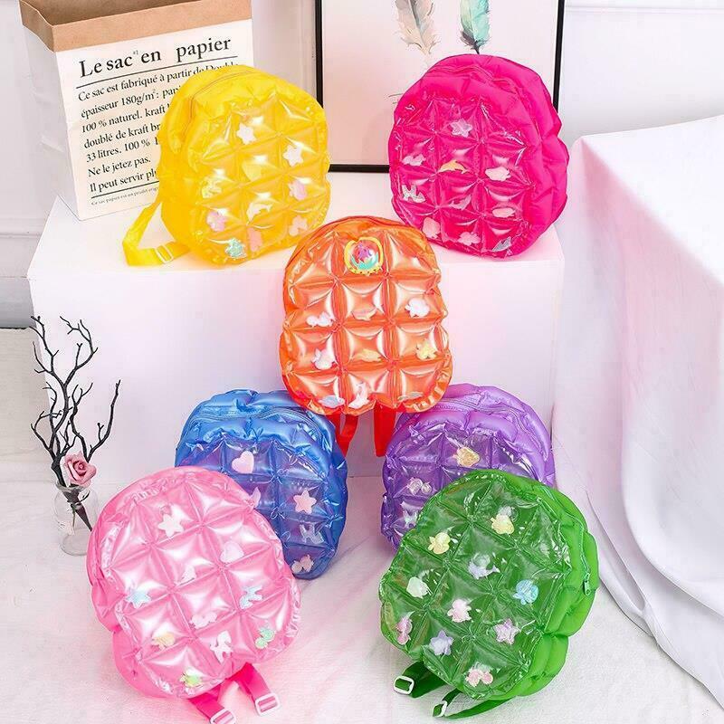 Inflatable Bubble Backpack Blow Up Retro Rave Festive Bopping Spice ...