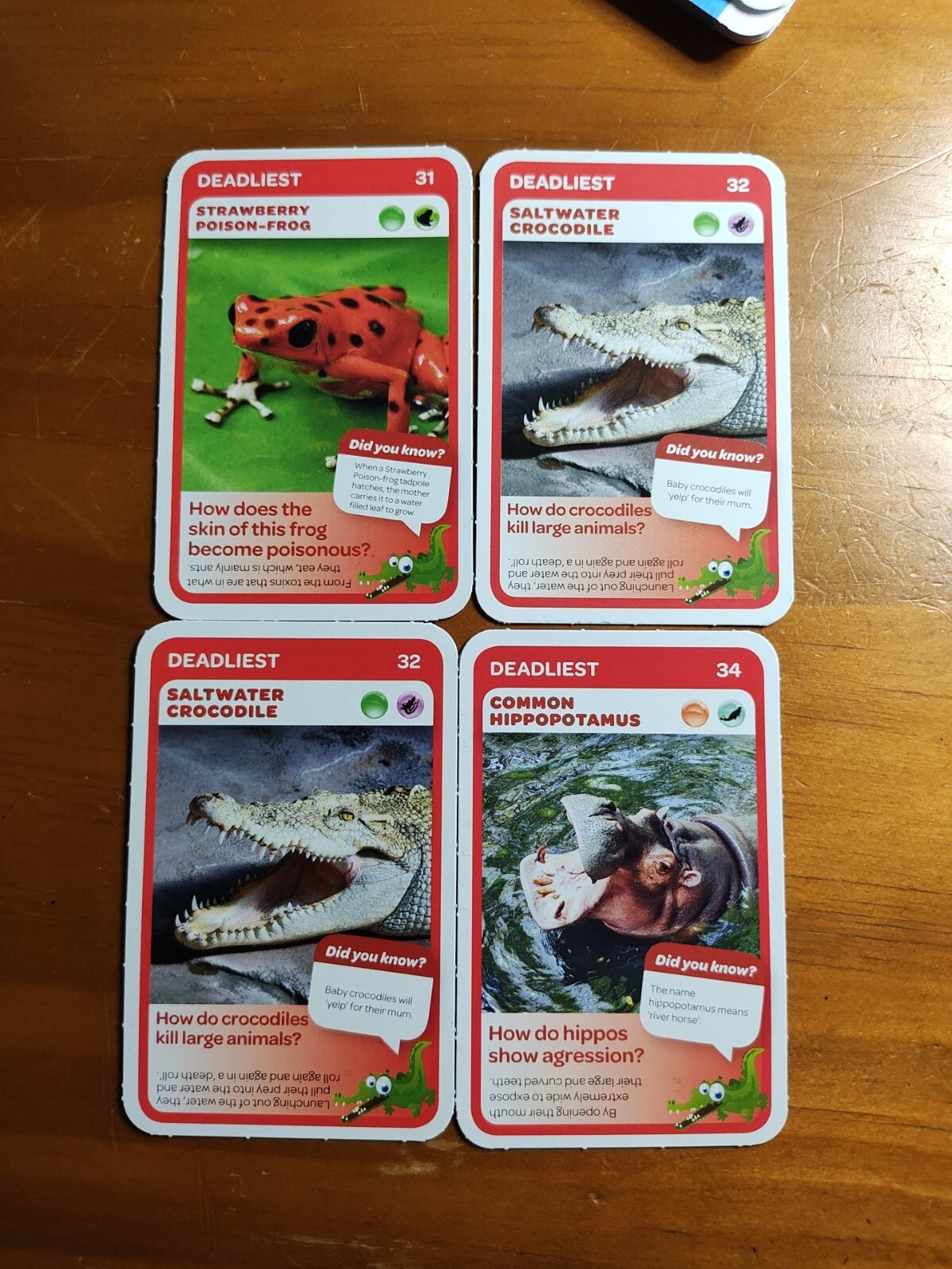 Woolworths Super Animals ( Deadliest )🏆#31,32,32,34 - 4 CARDS🏆 | eBay