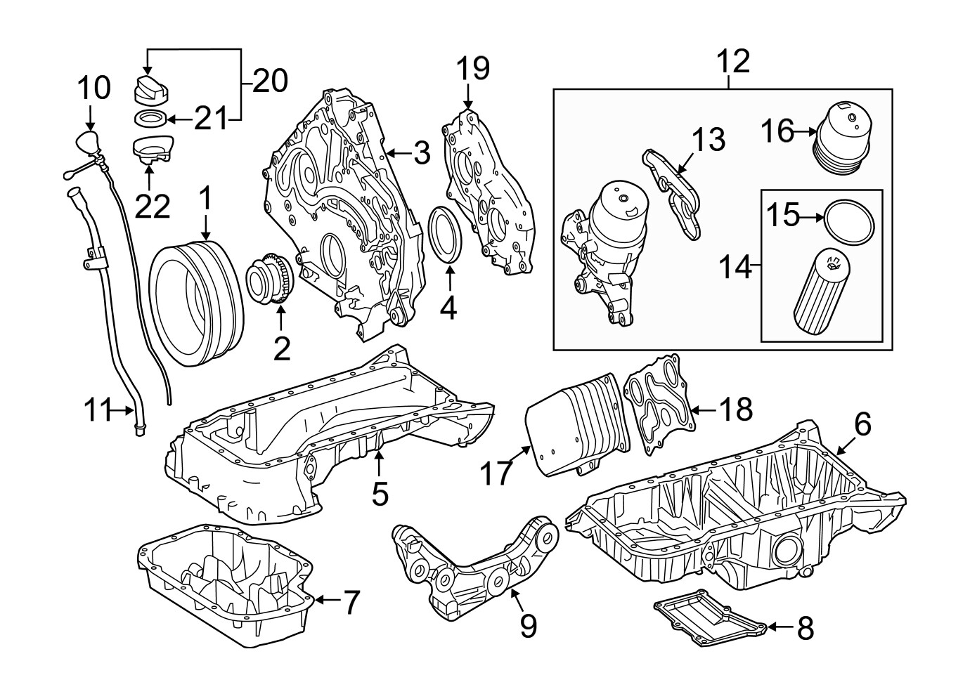 Genuine OEM Engine Oil Filter Housing Gasket for Mercedes 2781840280 | eBay