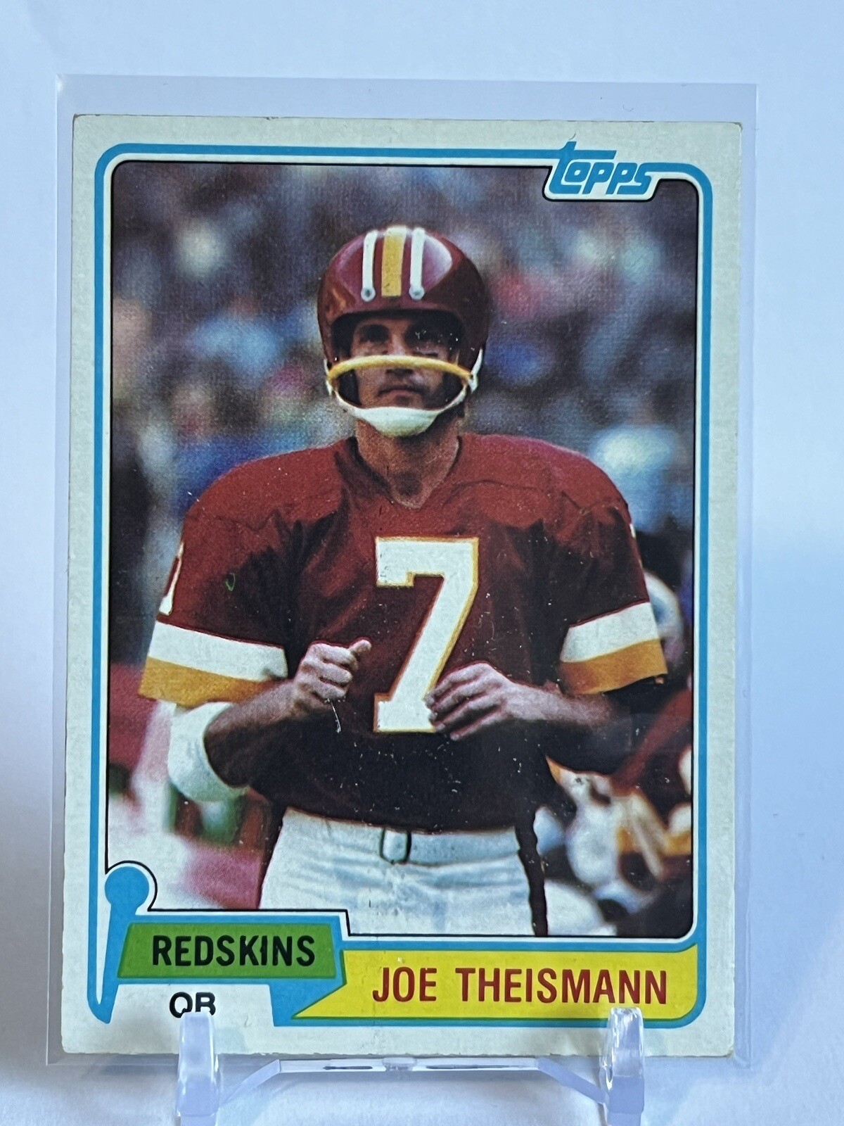 1981 Topps Football card # 165 Joe Theismann Washington Redskins | eBay