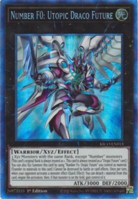 Number F0: Utopic Draco Future - KICO-EN013 - Collector's Rare - 1st ...