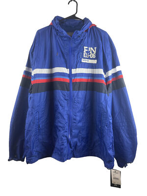Parish Nation Mens Jacket Blue Full Zip Windbreaker Blue | eBay